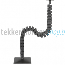 Kabel slang zwart rechthoekig 125cm